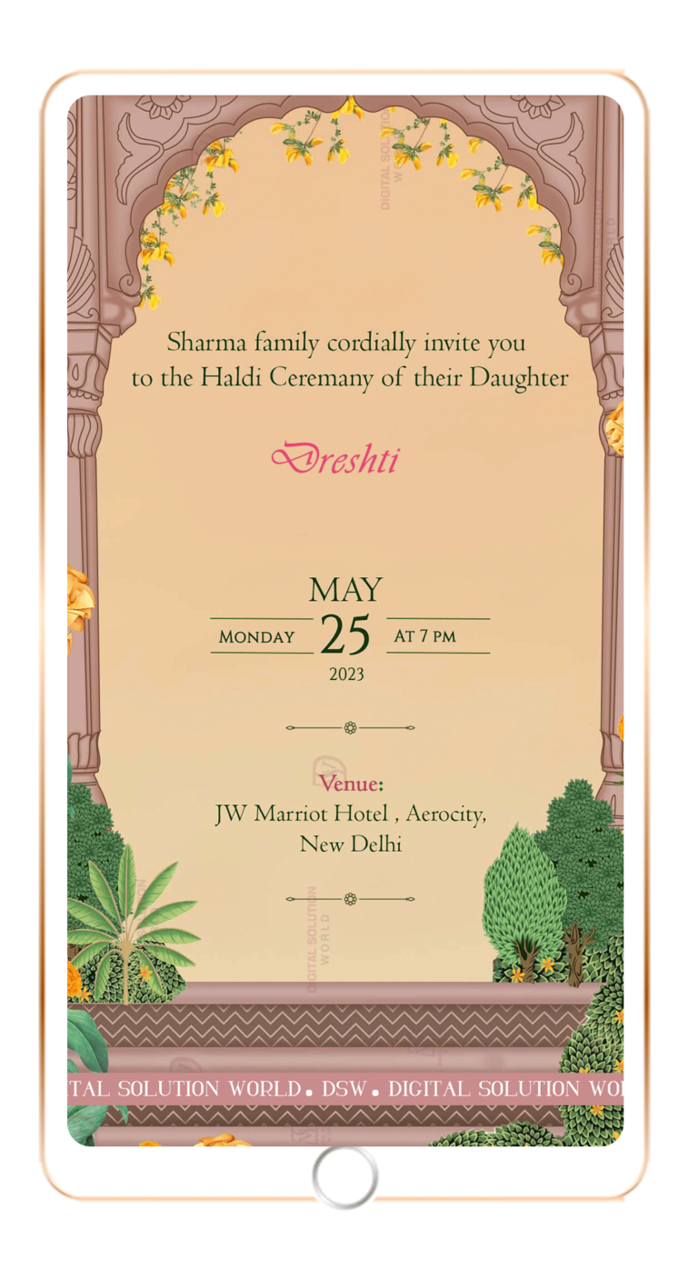 Tilak Ceremony Invitation Card | Peacock Theme Engagement Invitation ...